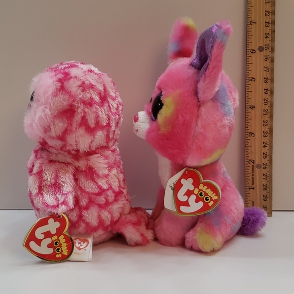 Ty | Toys | Ty Beanie Boo Chihuahua Cancun Owl Pinky | Poshmark